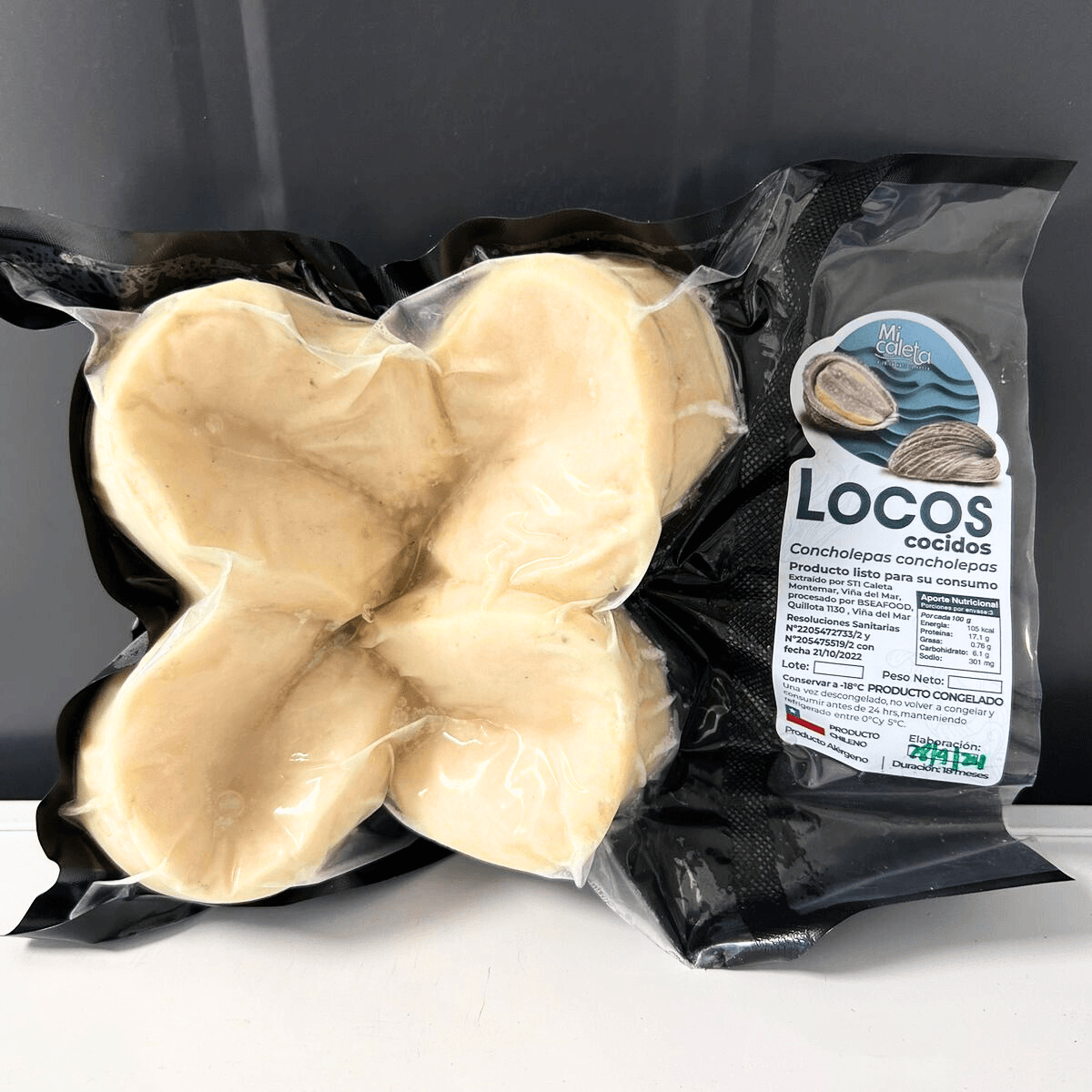 Locos limpios y cocidos (6 unidades) – Mi Caleta